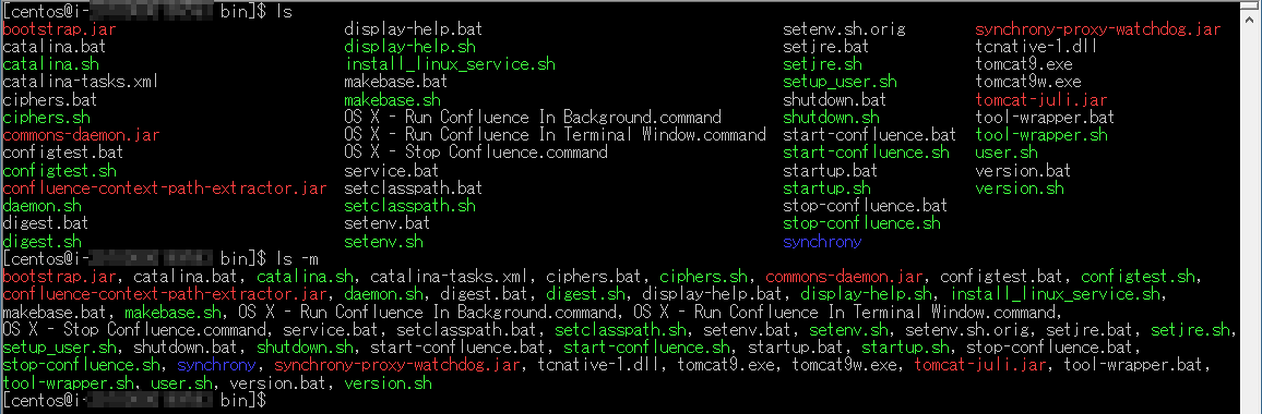 Linuxコマンド ls・dir（ディレクトリ・ファイル一覧） - けちゃふらんのシステム開発道具箱